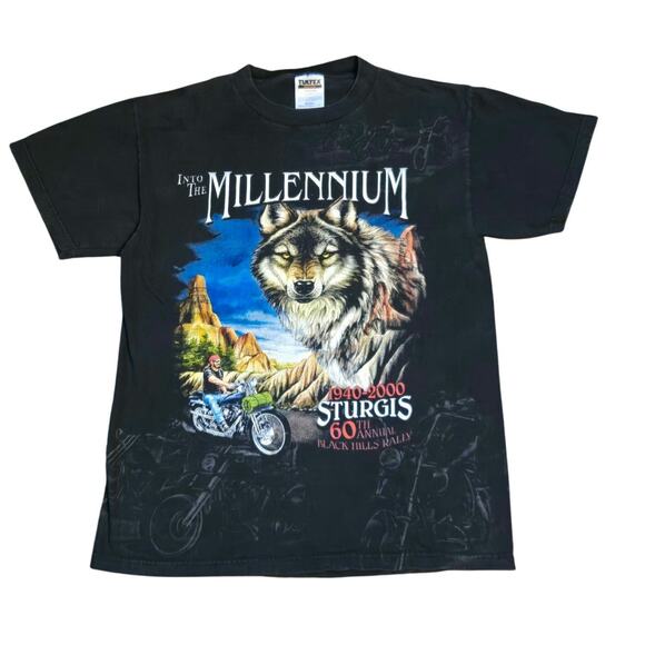 Tultex | Shirts | Rare Vintage Sturgis 6th Annual Motorcycle Rally 2000 ...